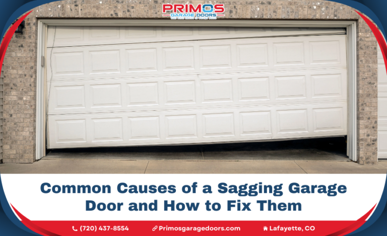 Causes & Fixes for Uneven or Sagging Garage Doors